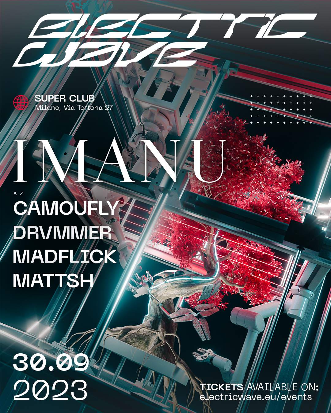 Electric Wave with Imanu bei Super Club, Mailand