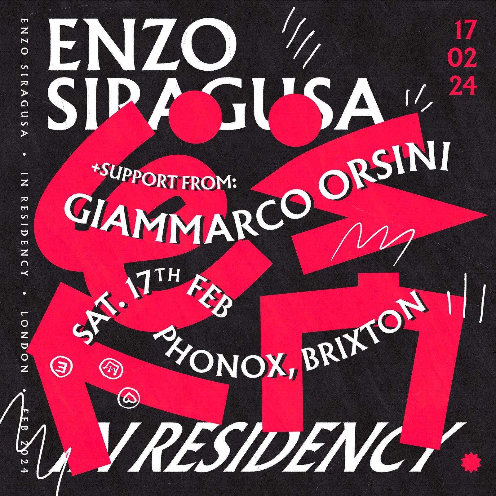 Enzo Siragusa In Residency - Phonox at Phonox, London