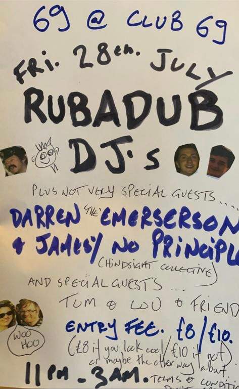 Rubadub DJs + Not Very Special Guests at Club 69, Glasgow
