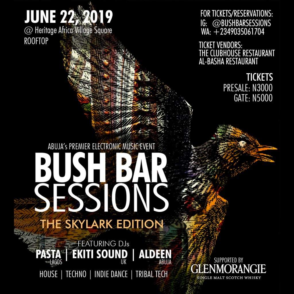 Bush Bar Sessions - The Skylark Edition em Heritage Africa Village ...
