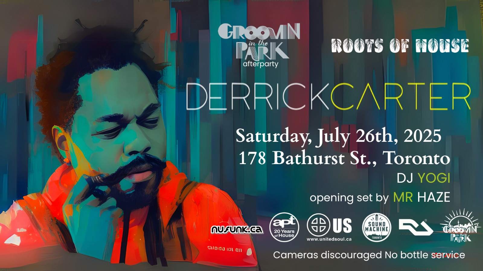 Roots Of House with Derrick Carter at Sound Machine, Toronto