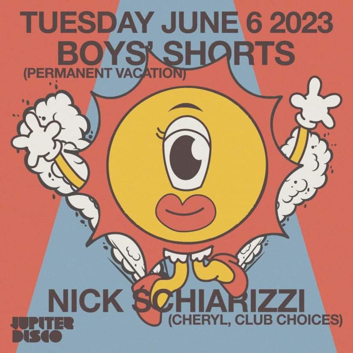 Boys' Shorts, Nick Schiarizzi at Jupiter Disco, New York City