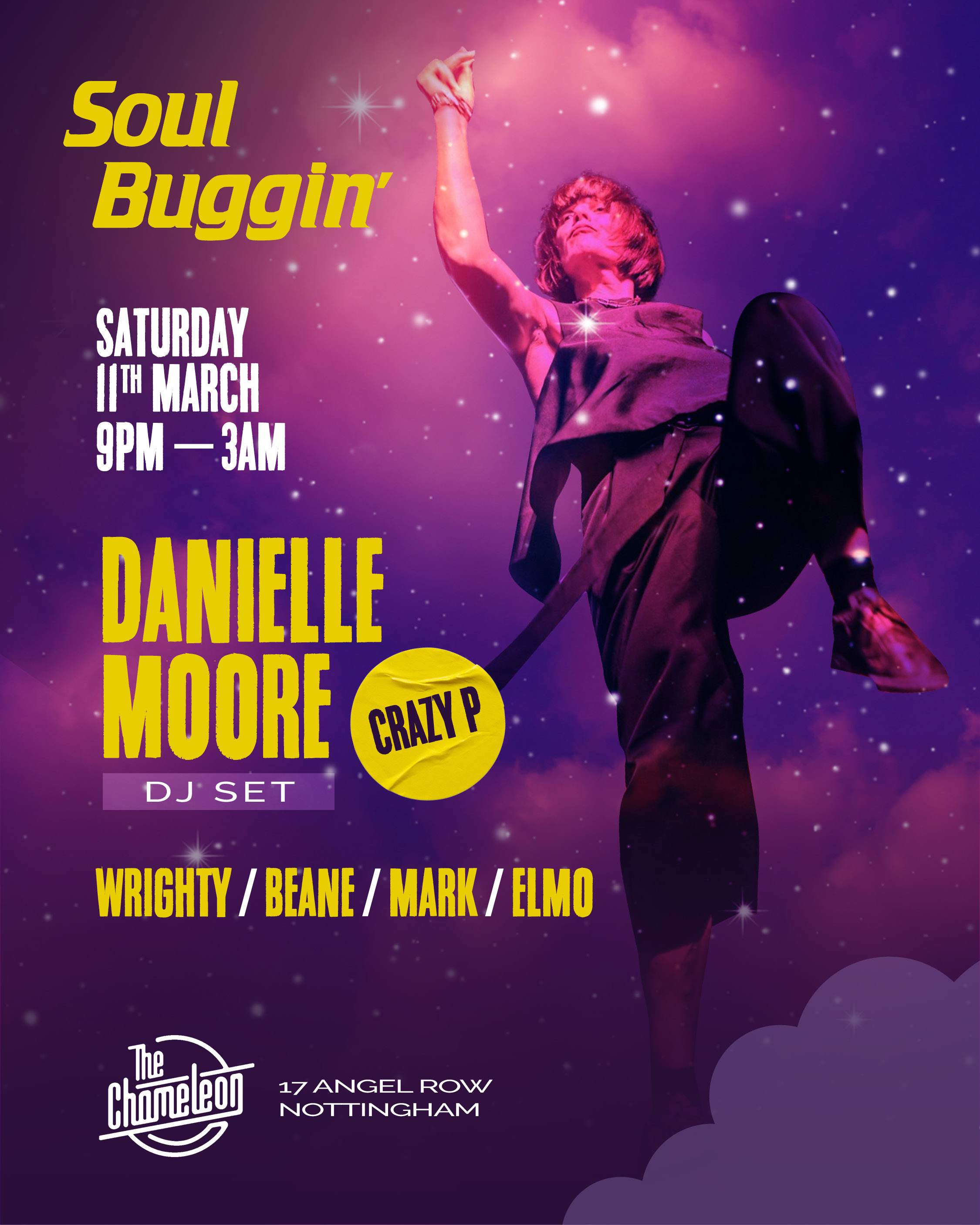 Soul Buggin' with Danielle Moore (Crazy P) en The Chameleon Arts Cafe ...