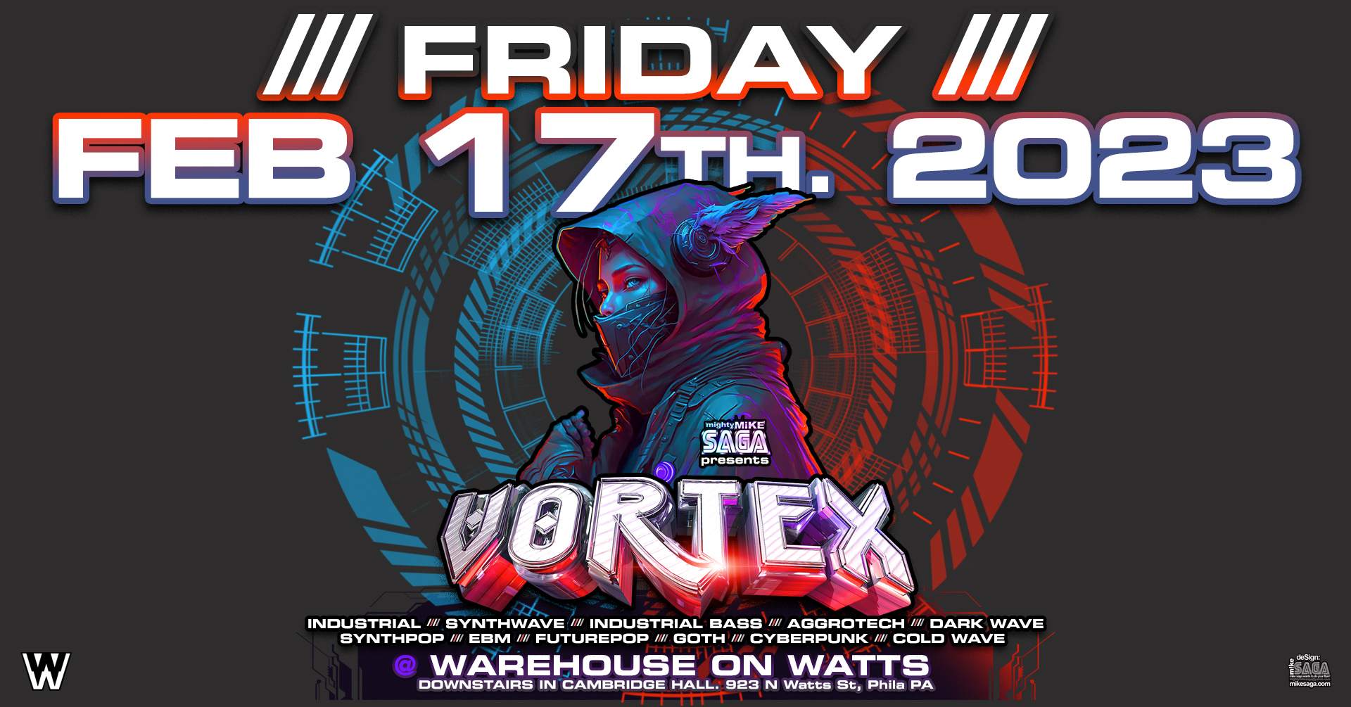 VORTEX! CyberPunk Goth Industrial Club Night - Philly bei Warehouse on ...