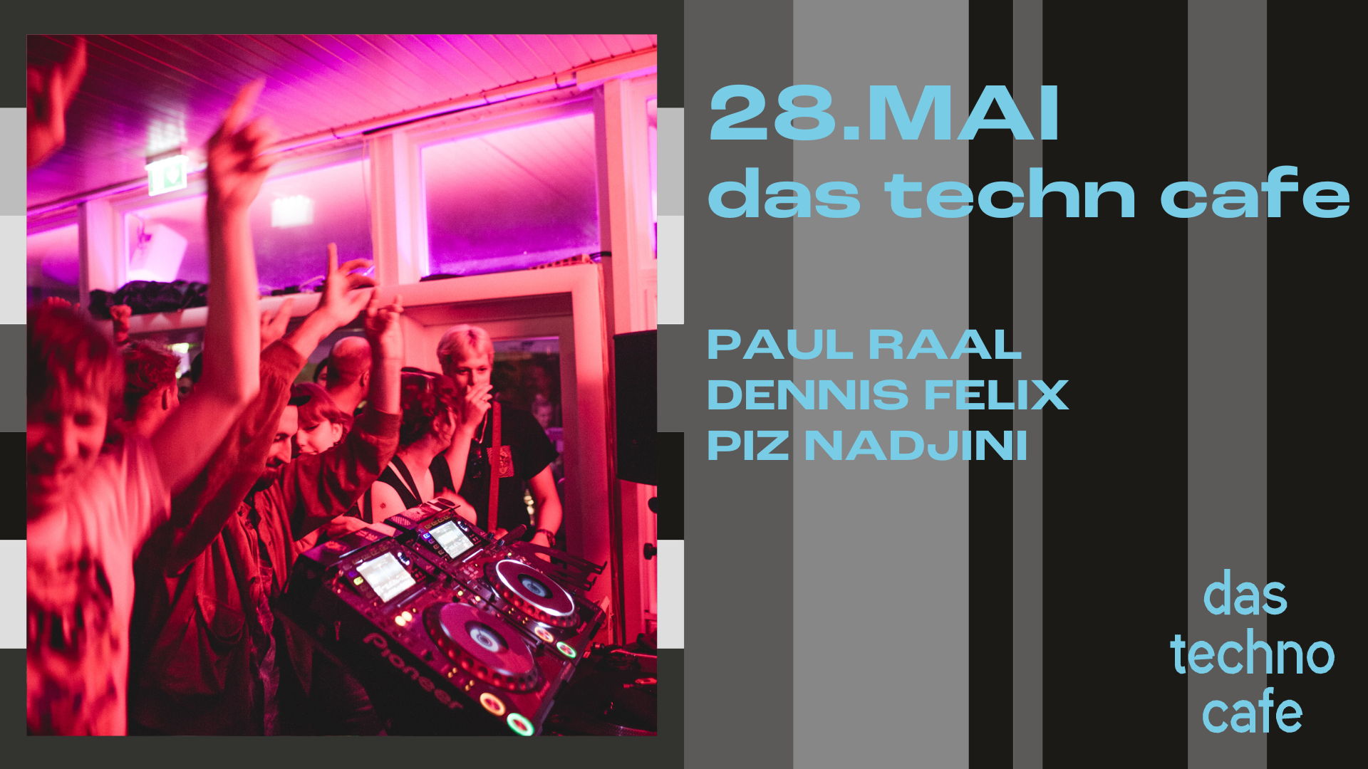 das techno cafe at Volksgarten Pavillon, Vienna