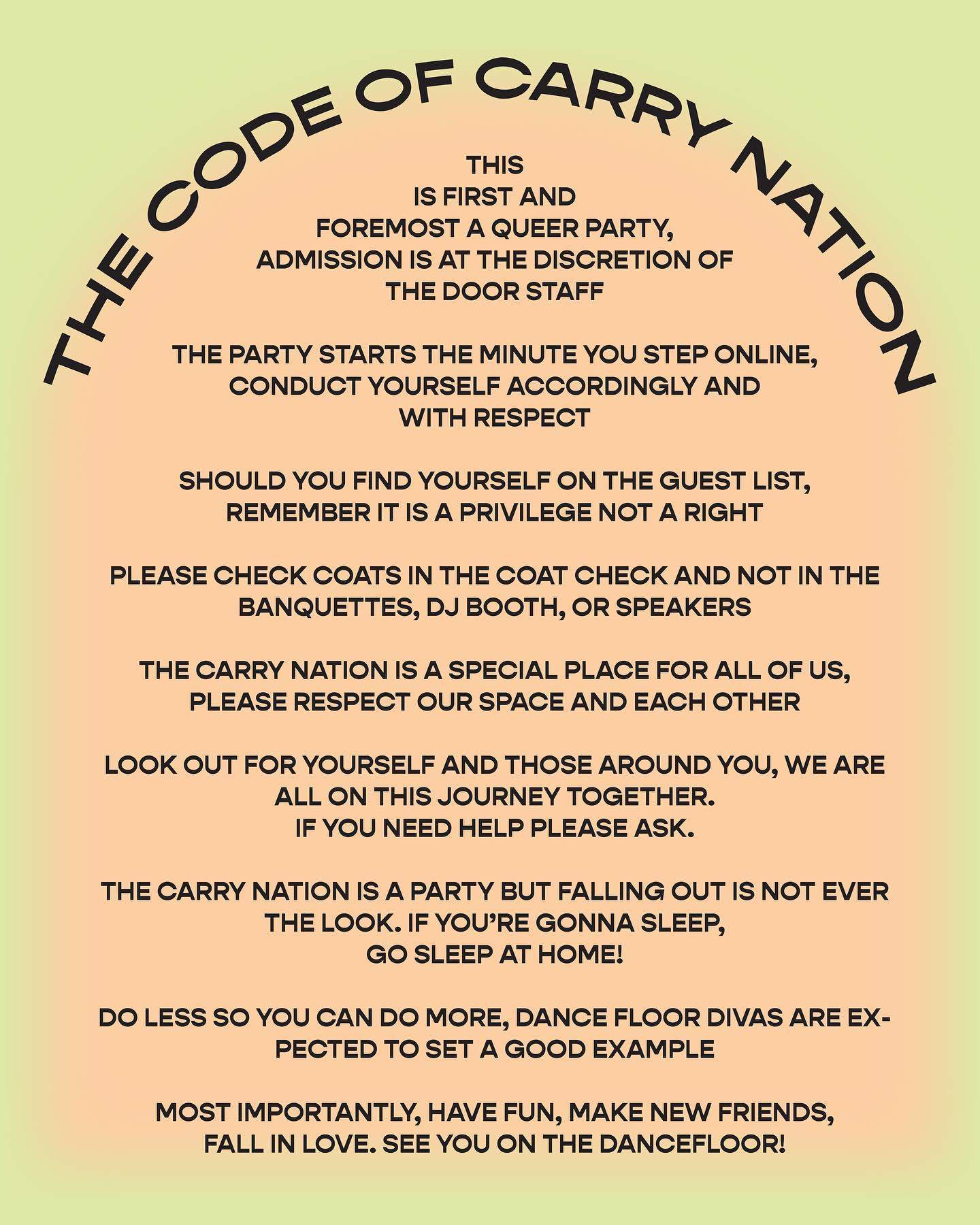 The Carry Nation February 0023 at Good Room, New York City