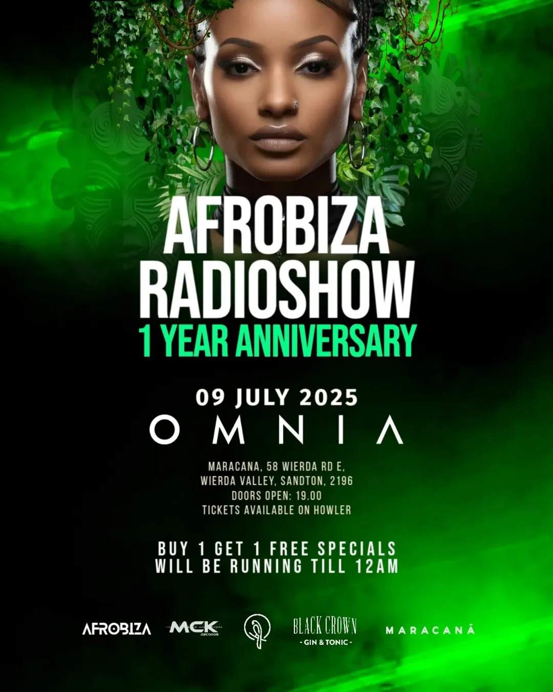 Afrobiza Radio Show 1 Year Anniversary at Maracanã, Johannesburg