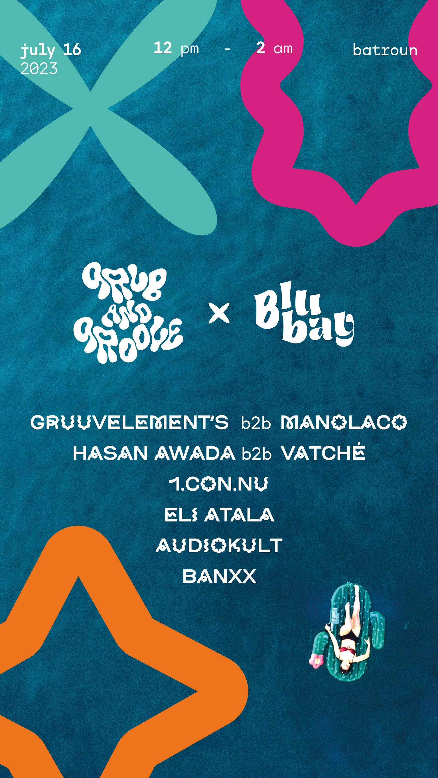 Grub and Groove x Blu Bay at TBA, Beirut