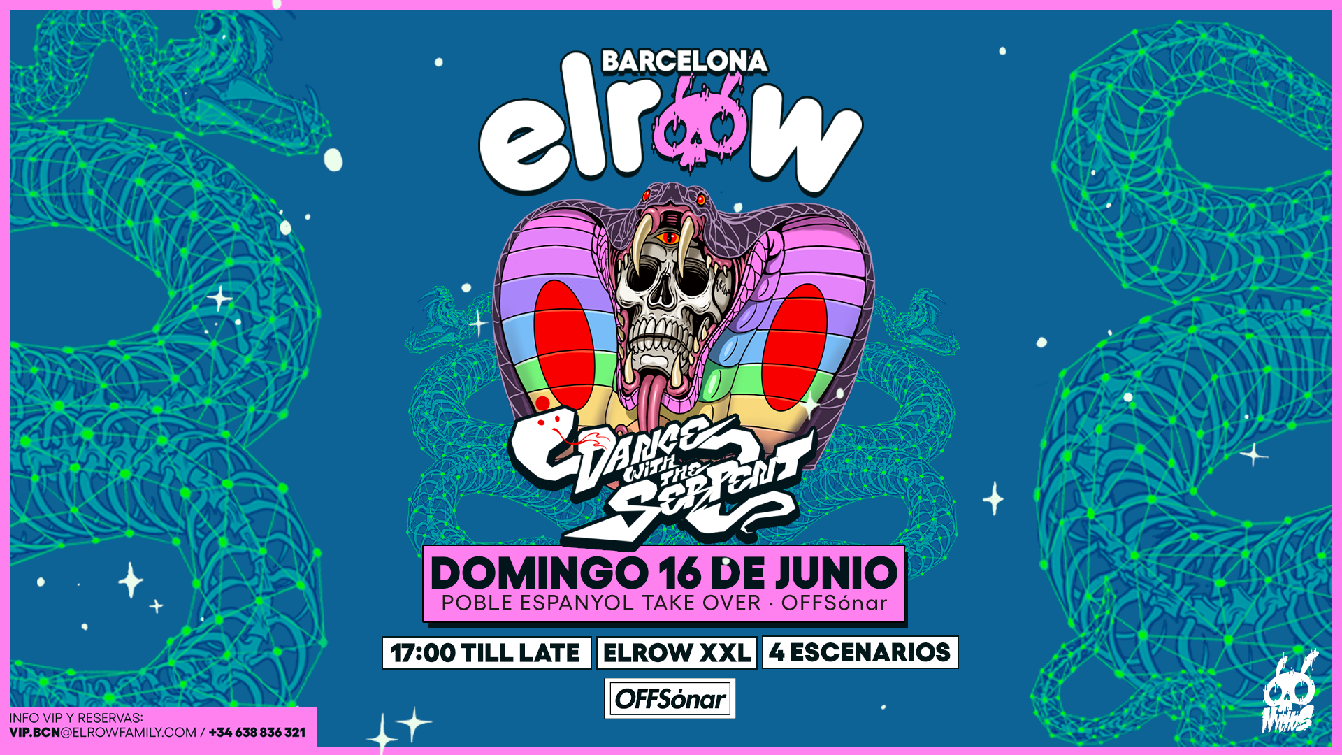 elrow x OFFSónar 2024 at Poble Espanyol, Barcelona