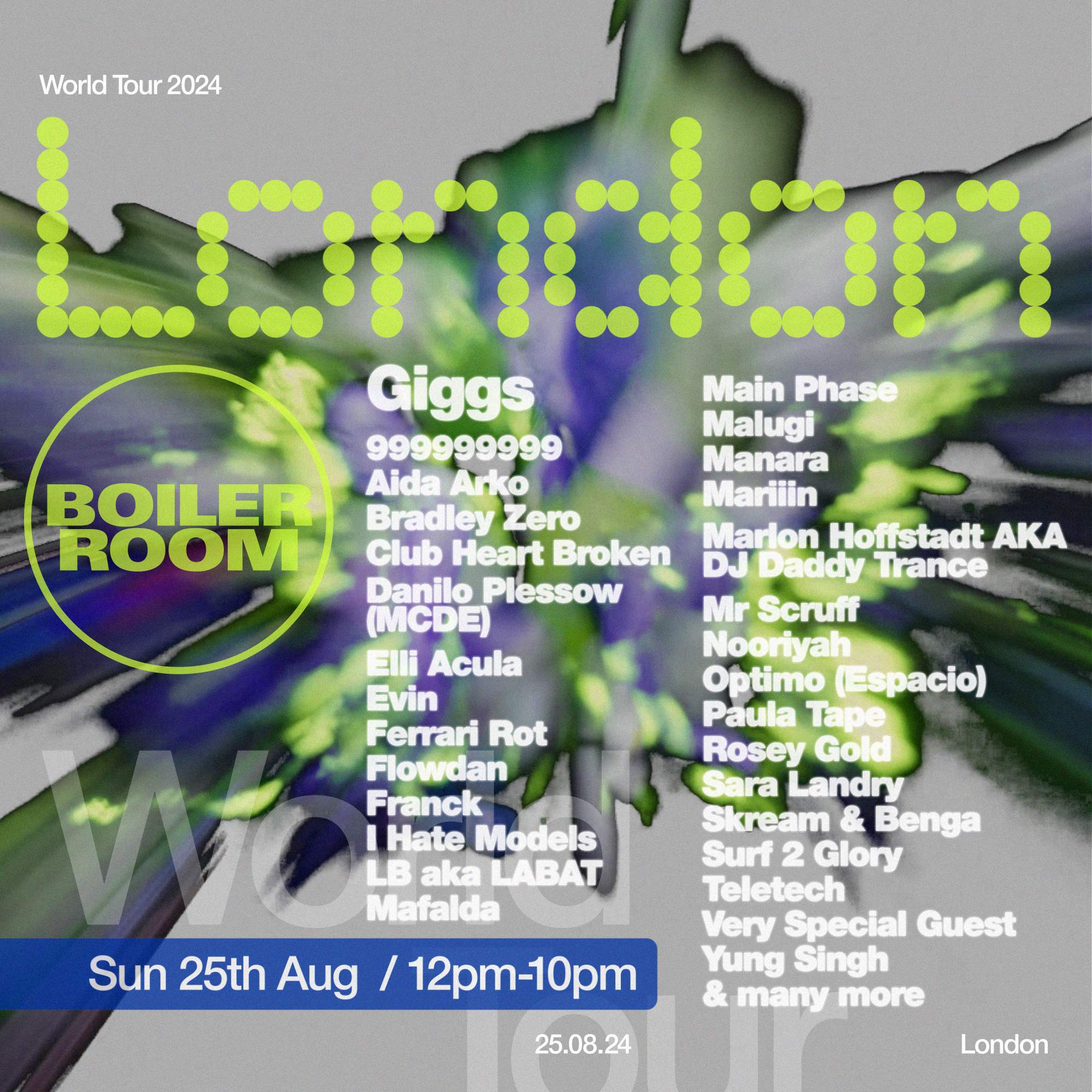 Boiler Room: London at TBA, London
