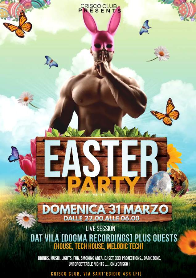 Easter Party In Da House at Crisco Club, Florence