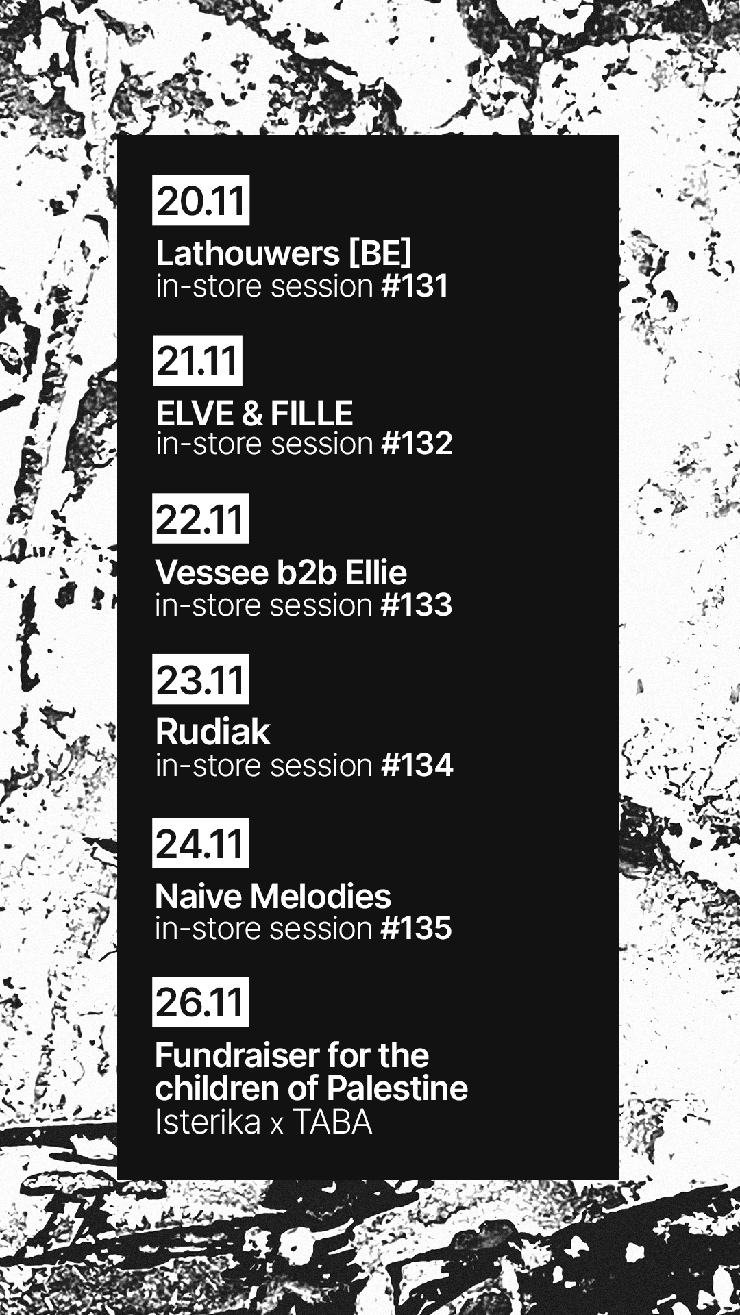 Vessee b2b Ellie - in-store session #133 at Taba Record Store, Sofia