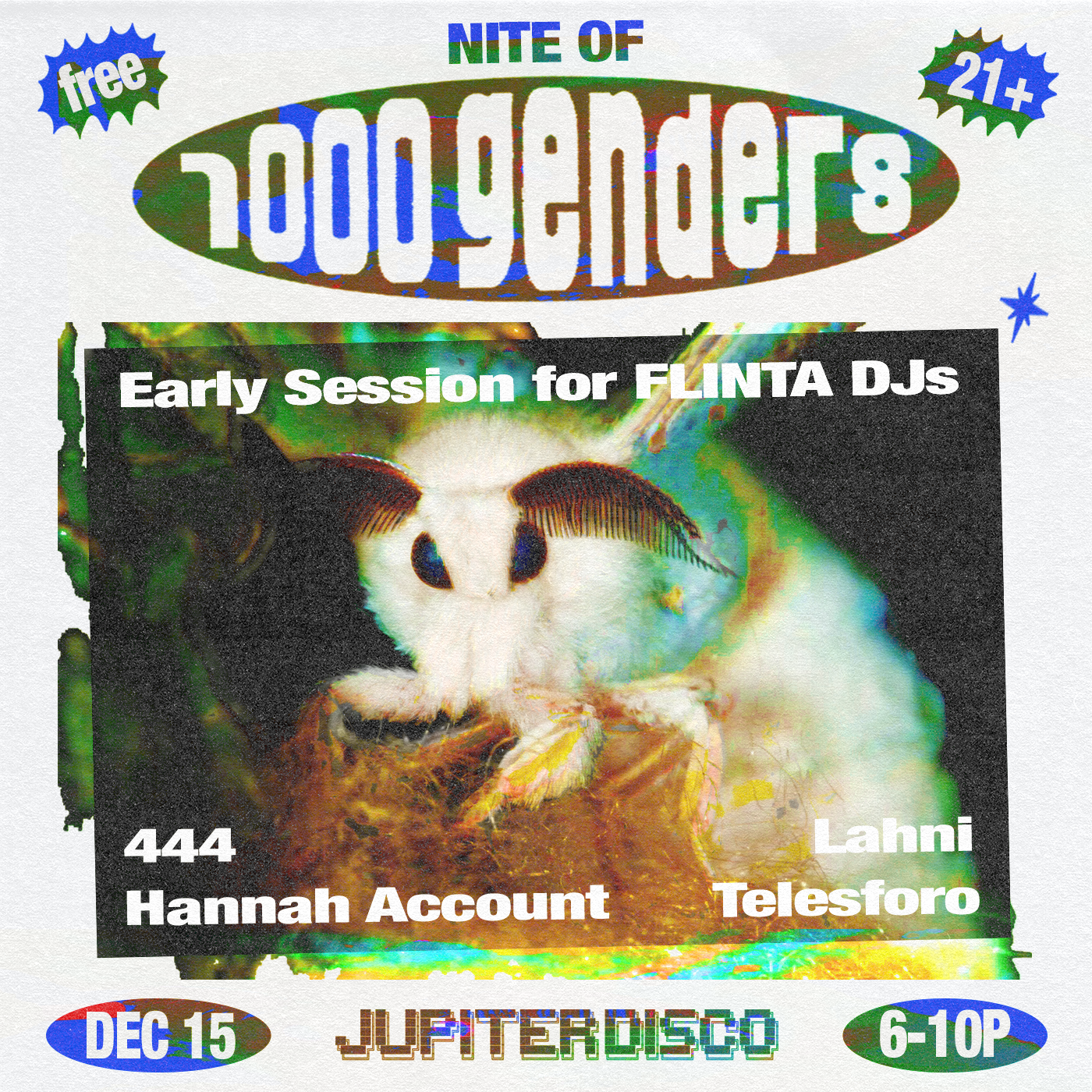 Nite of 1000 Genders Open Decks Graduation at Jupiter Disco, New York City