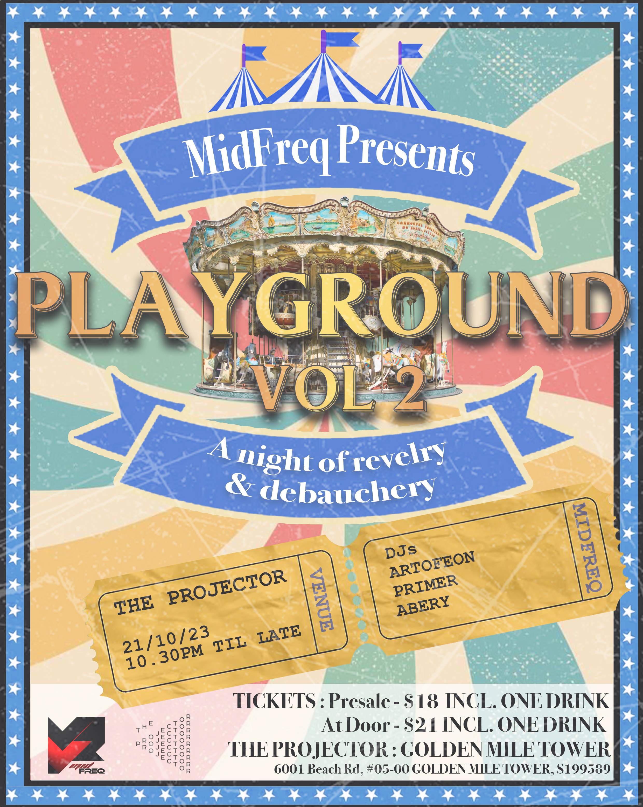 Playground Vol 2 at Intermission Bar at The Projector, Singapore