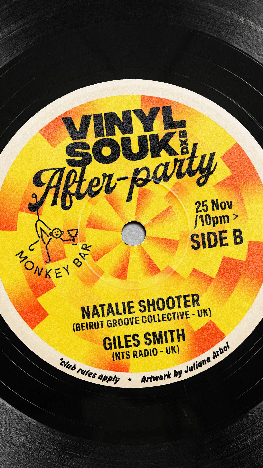 Vinyl Souk DXB Vol 8 After-party at Monkey Bar Dubai One Central, Dubai
