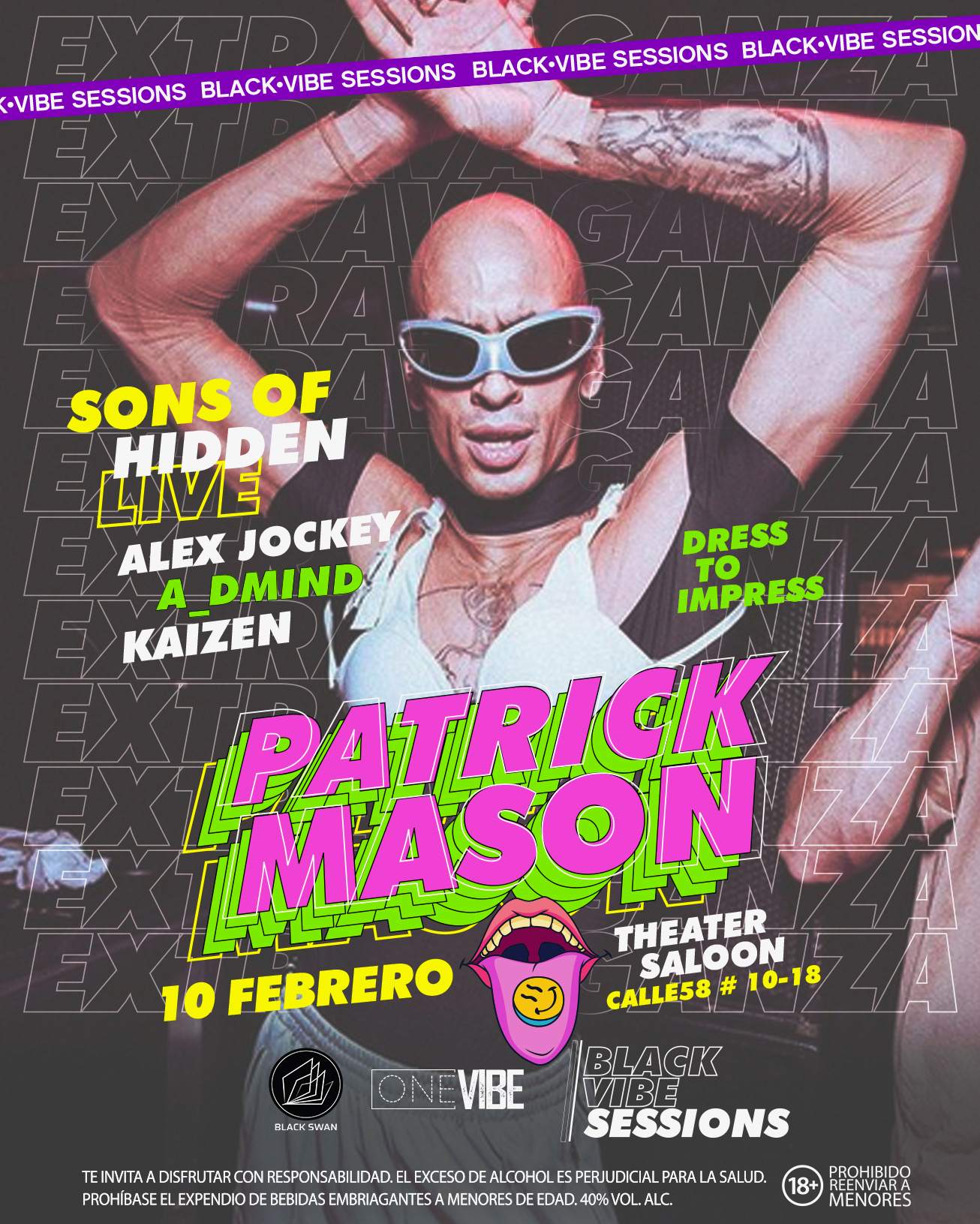 Patrick Mason - Black Vibe Sessions at Theatron, Bogotá