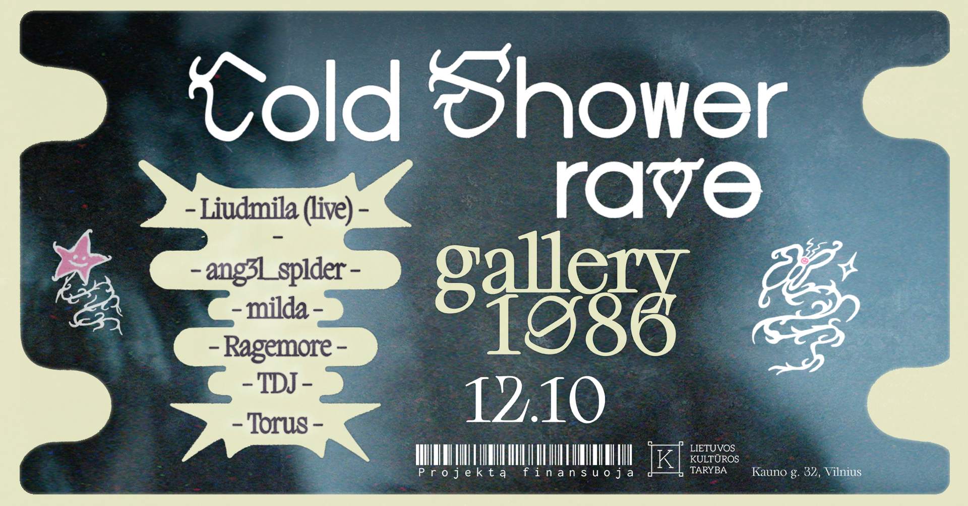 Cold Shower Rave: Liudmila LIVE, TDJ, Torus, ang3l_sp1der, milda ...