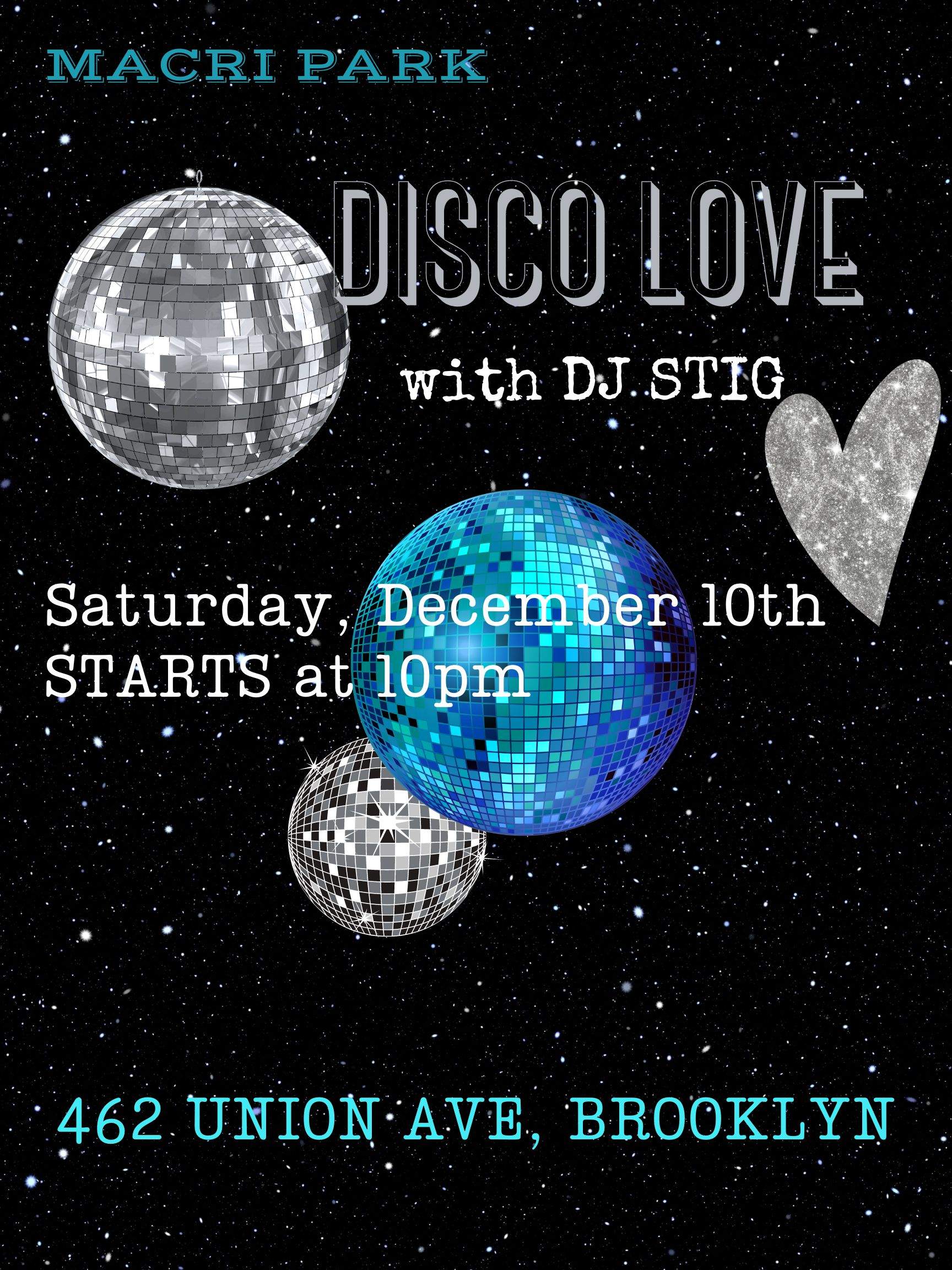 DISCO LOVE at Macri Park, New York City