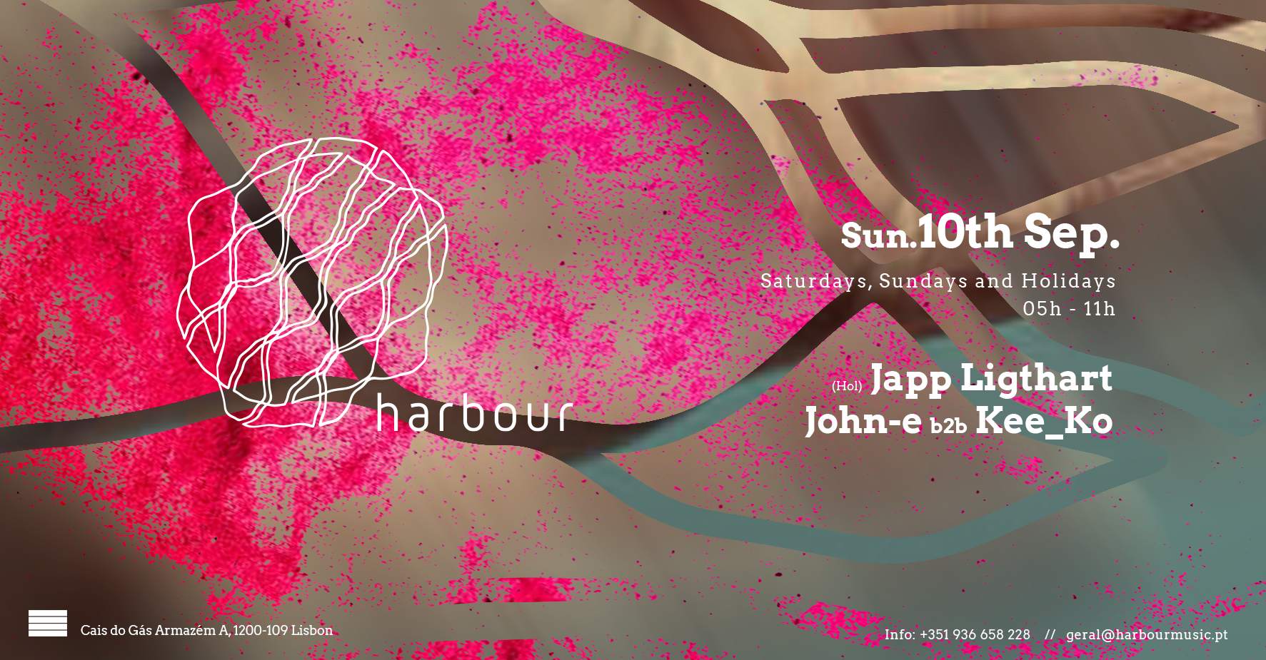 Harbour // Japp Ligthart (Hol) + John-E b2b Kee_ko at Harbour Music ...