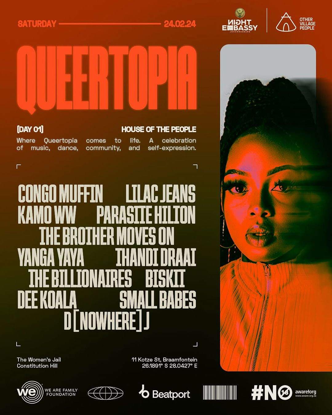 Queertopia at Constitution Hill, Johannesburg
