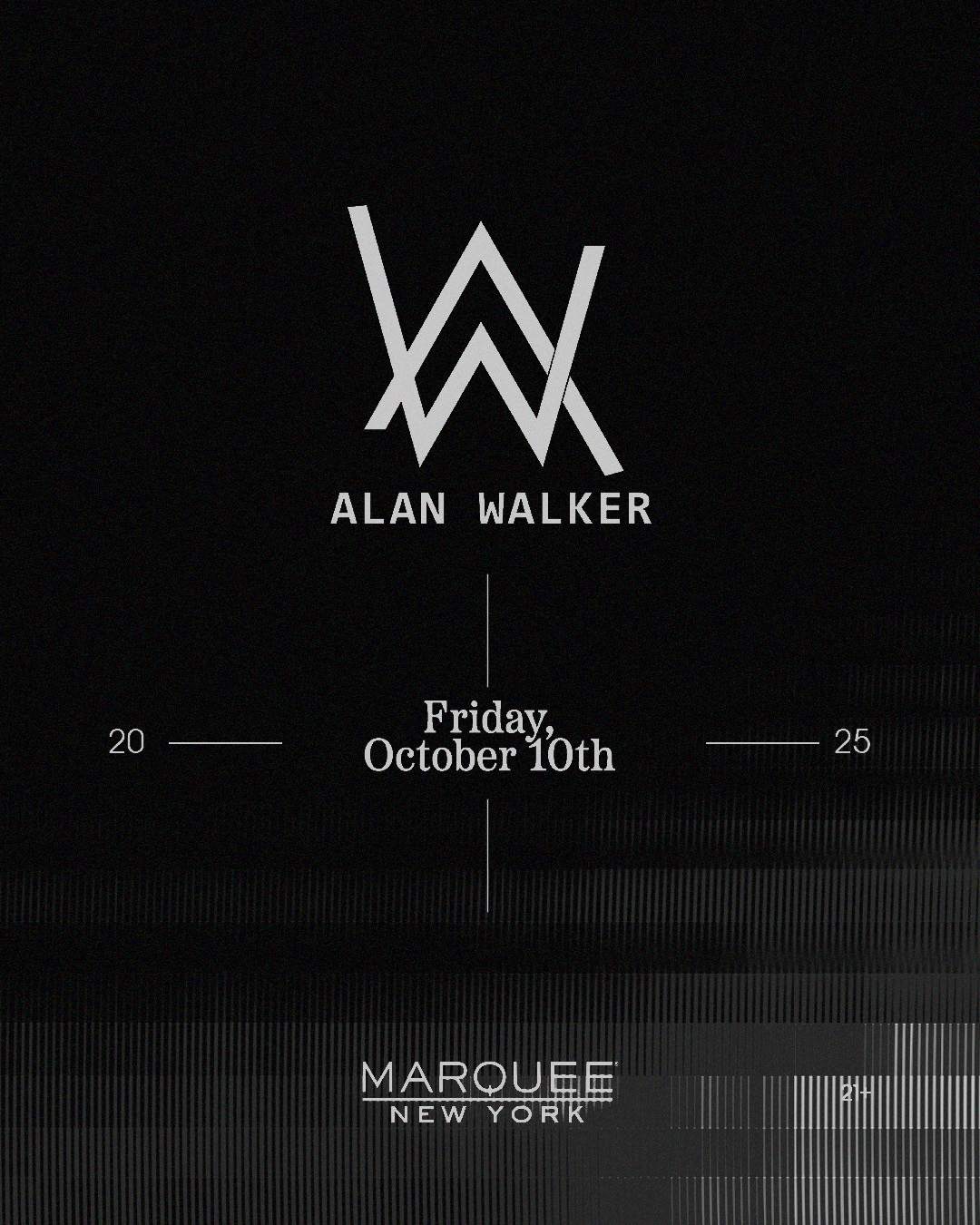 Alan Walker at Marquee, New York City