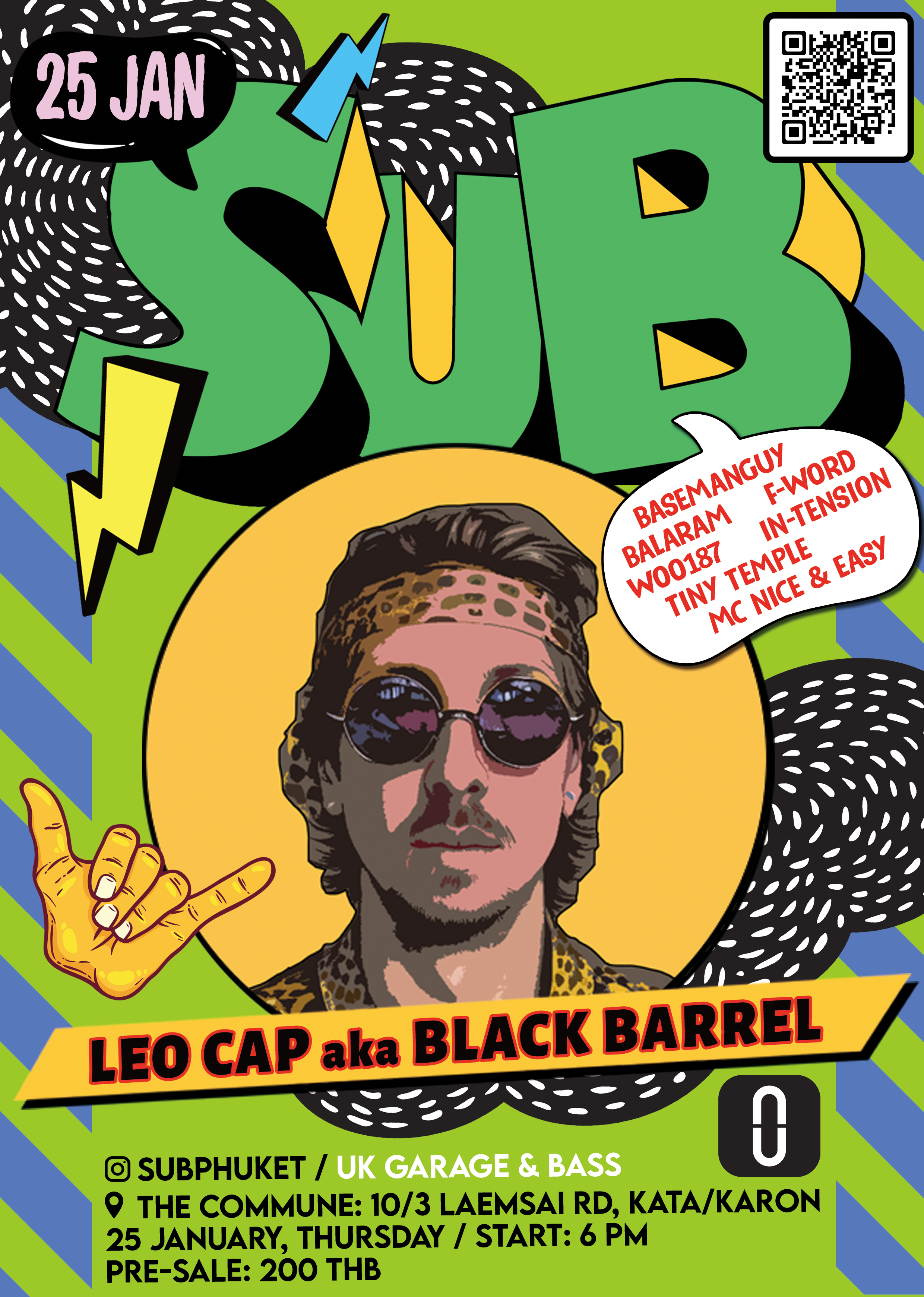 Leo Cap Aka Black Barrel at Sub: Uk Garage & Bass bei The Commune Bar ...