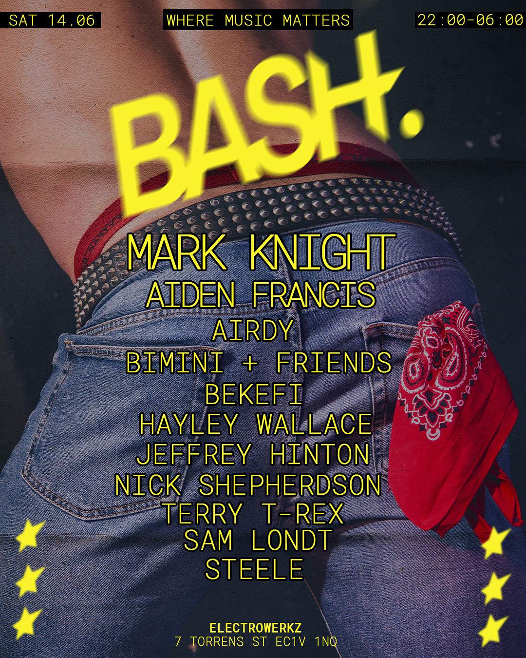 BASH at Electrowerkz, London