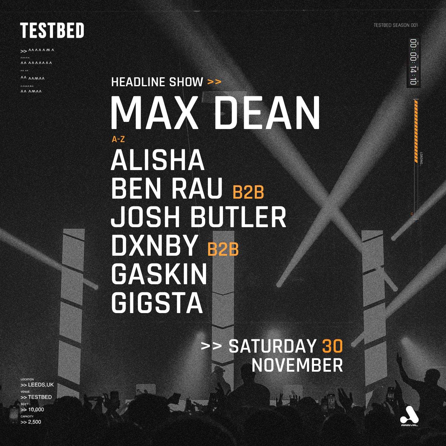 Max Dean at TESTBED, Leeds