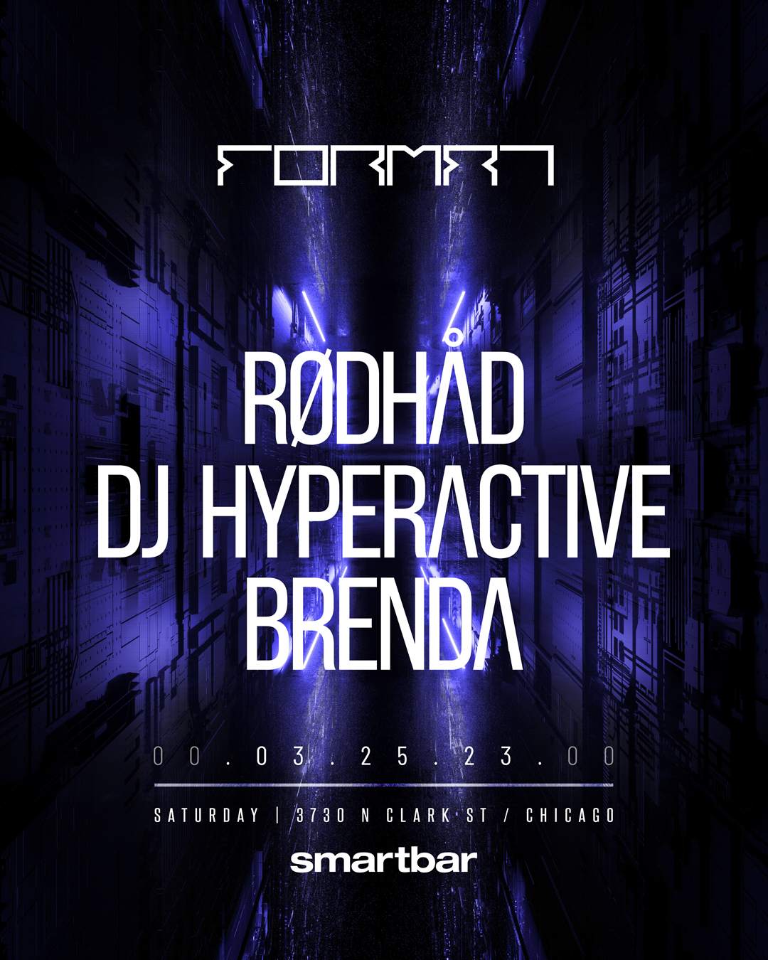 Format presents Rødhåd - DJ Hyperactive - Brenda at smartbar, Chicago