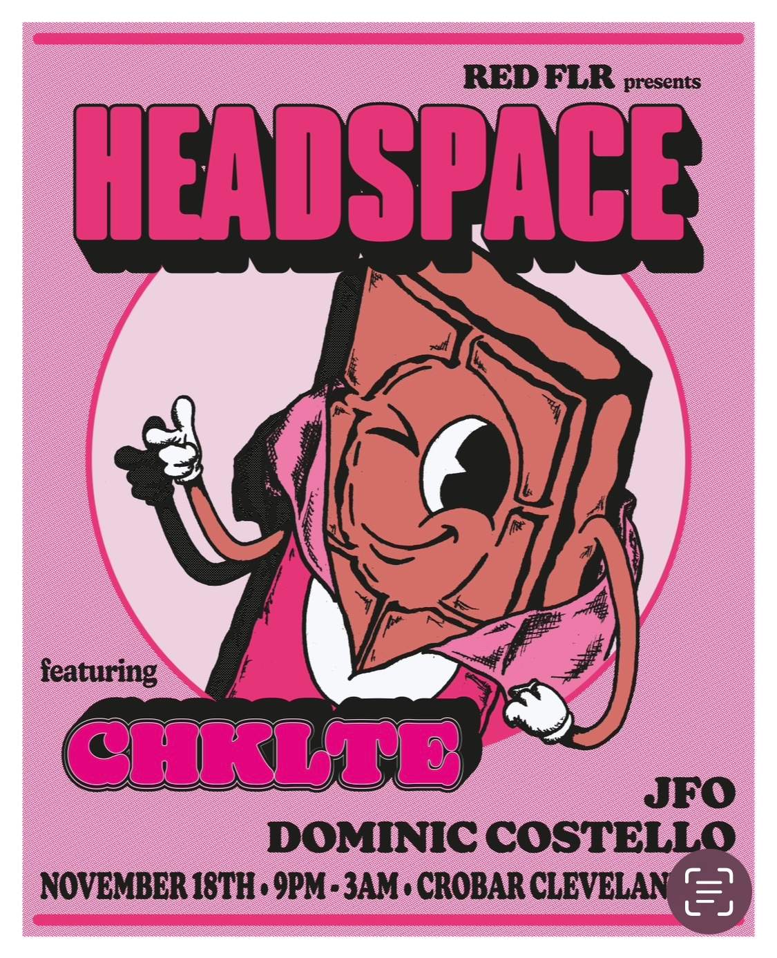 Headspace - CHKLTE, Dominic Costello, JFO, Eric Kilbourn en crobar ...