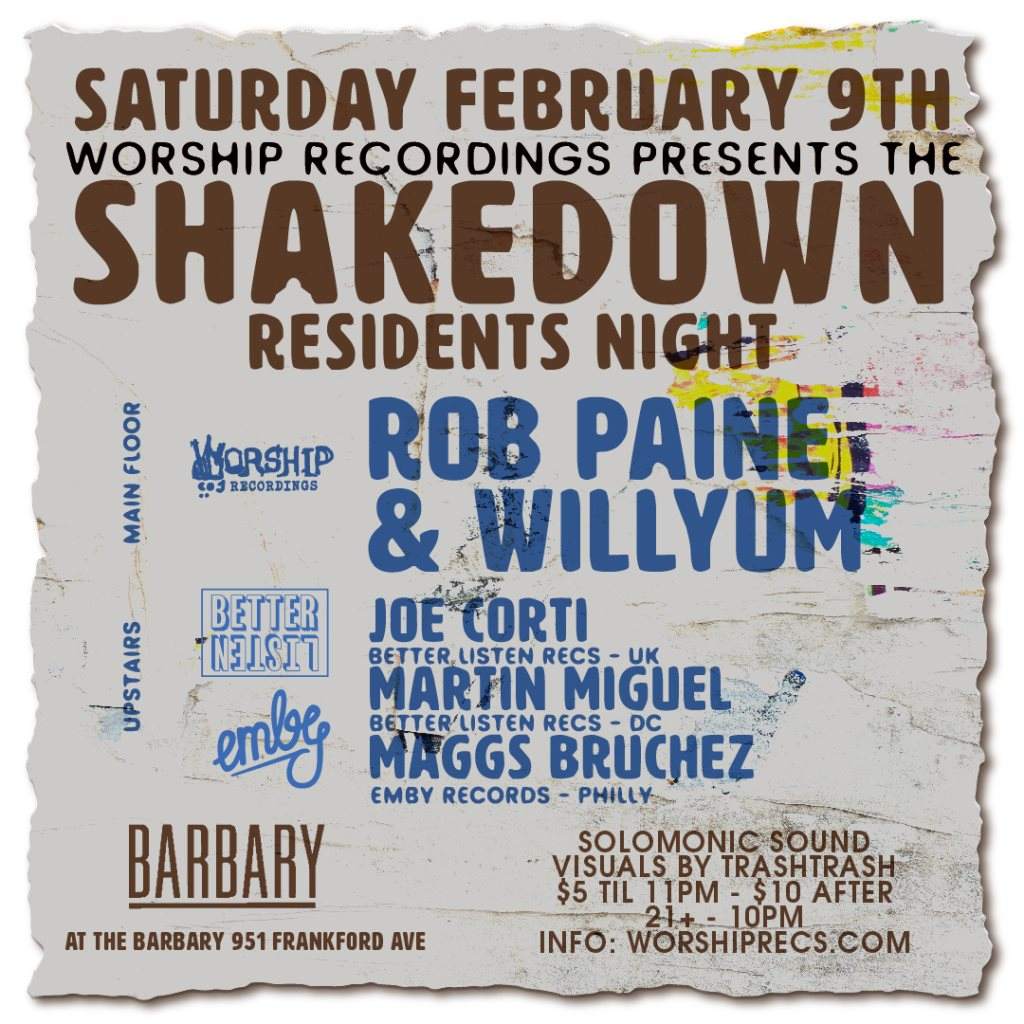 The Shakedown with Rob Paine, Willyum, Joe Corti, Martin Miguel, Maggs ...