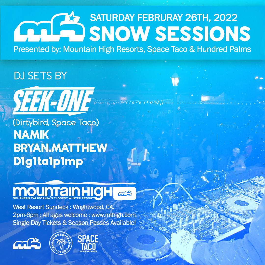 Hundred Palms presents Snow Sessions: SPACE TACO Takeover bij Mountain ...