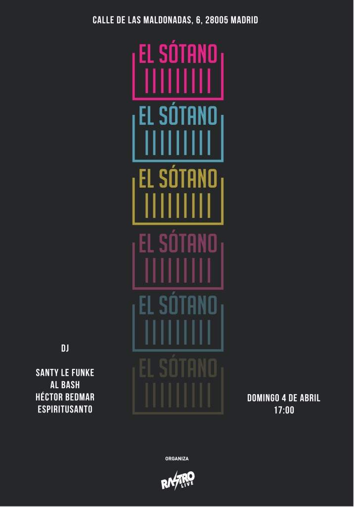 Rastro Live x El Sótano em EL SÓTANO, Madrid
