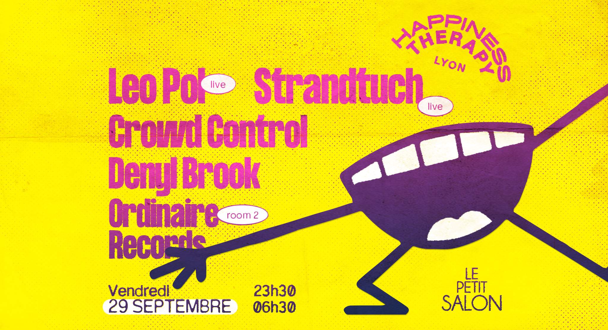 Happiness Therapy: Leo Pol, Strandtuch, Crowd Control, Denyl Brook ...