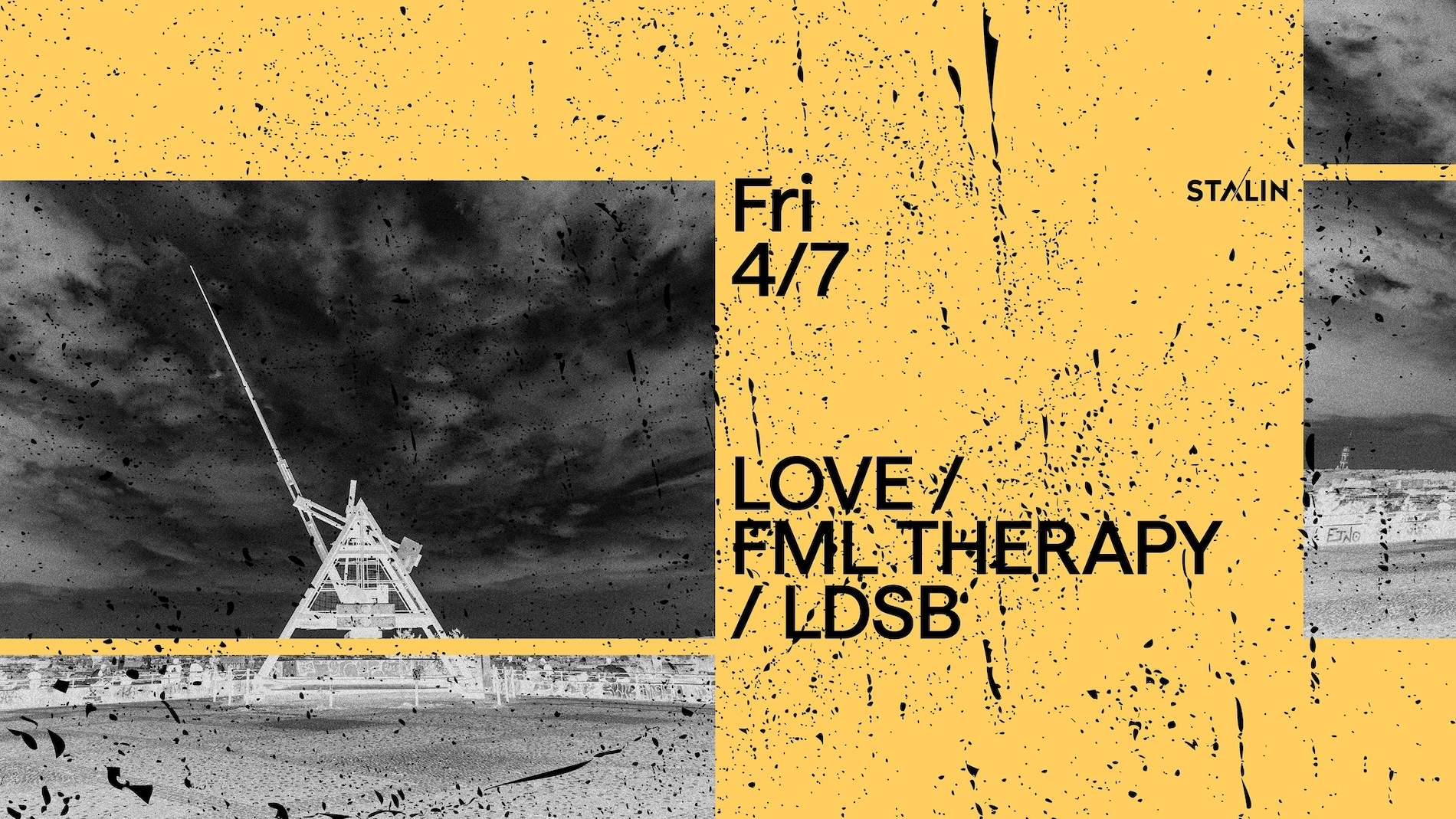 Stalin Letná w/ LOVE/FML THERAPY/LDSB at Stalin, Prague