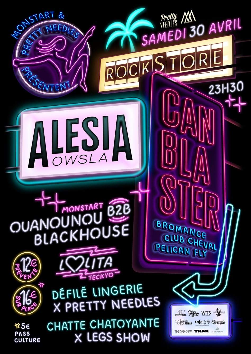 Monstart x Pretty Needles Invitent Alesia & Canblaster at Rockstore ...