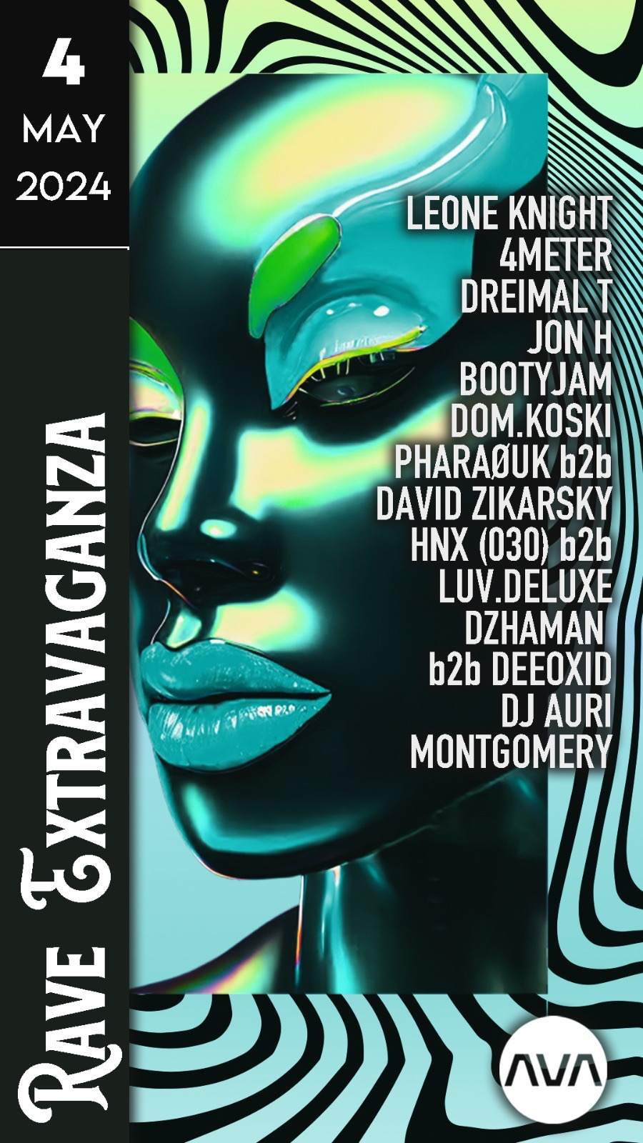 Rave Extravaganza (TUNNEL/TURBINE/AFTER PARTY (GARDEN)) at AVA Club, Berlin