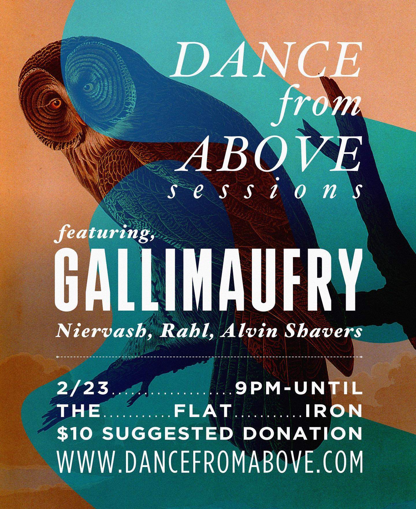 Dance From Above Sessions feat. Gallimaufry at The Flat Iron, Greensboro