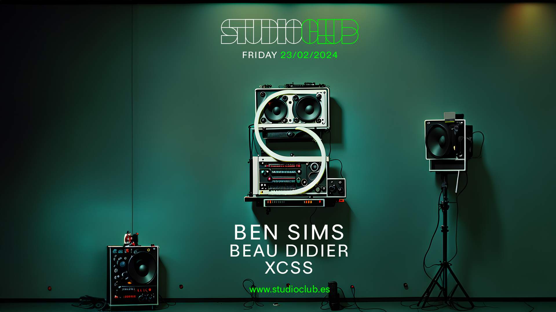 STUDIO present: Ben Sims at Studio Club Malaga, Mallorca