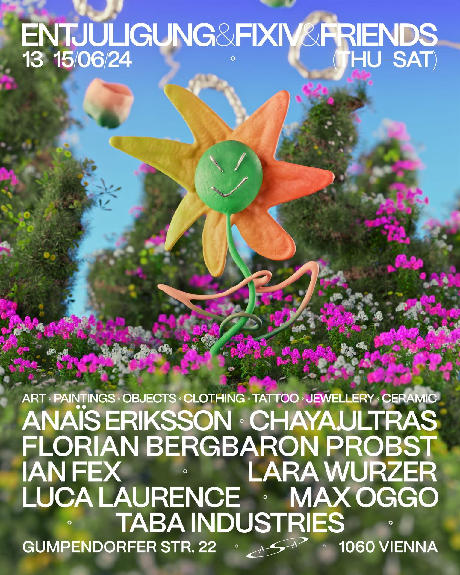 Entjuligung & Fixiv & Friends en Apartment Acht, Vienna