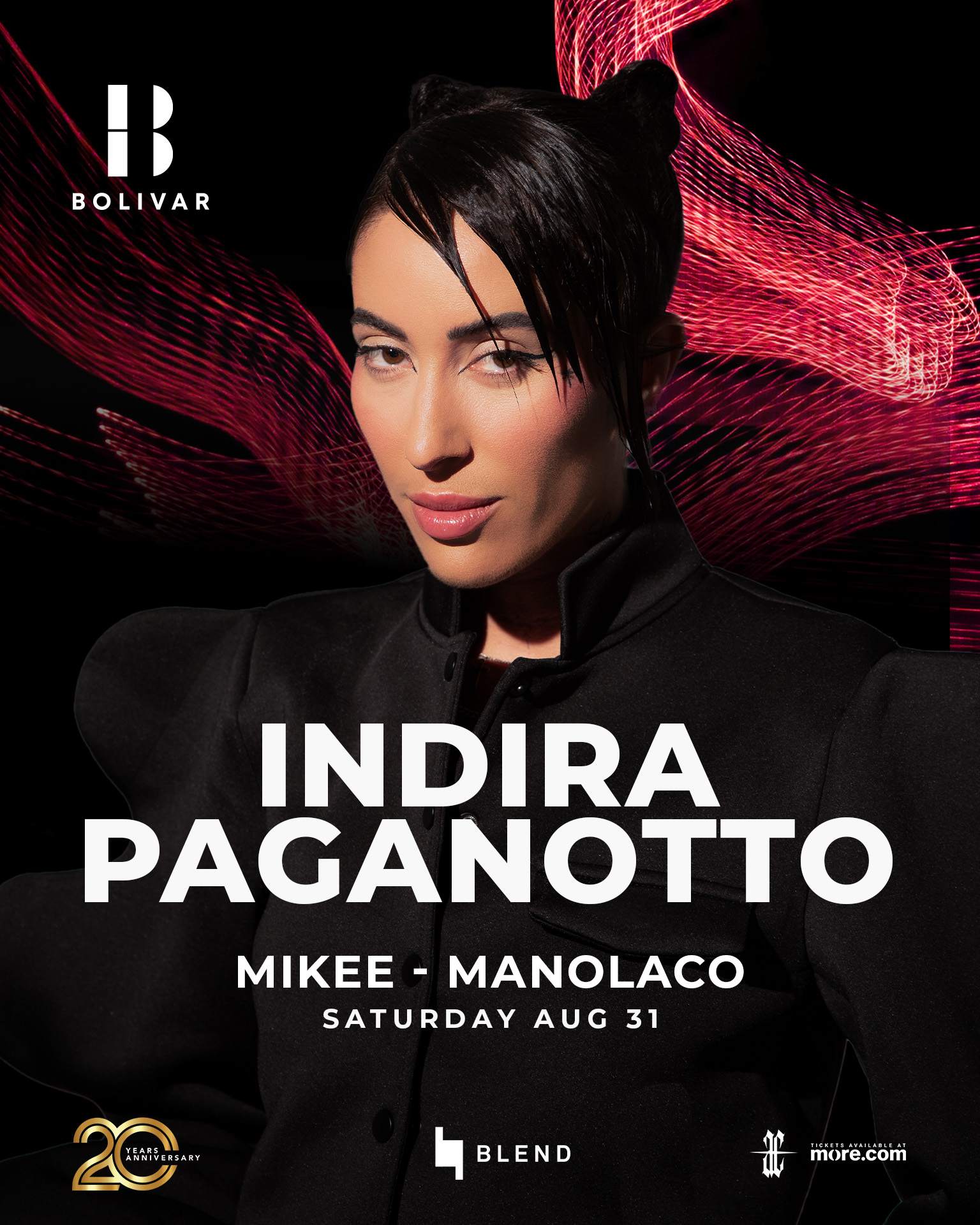 Indira Paganotto at Bolivar Beach Bar, Athens