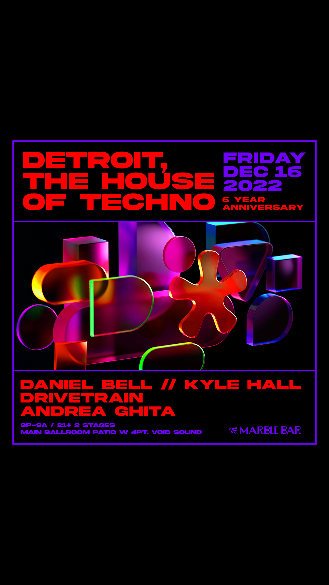 Detroit, the House of Techno 6 Year Anniv - Daniel Bell / Kyle Hall at ...