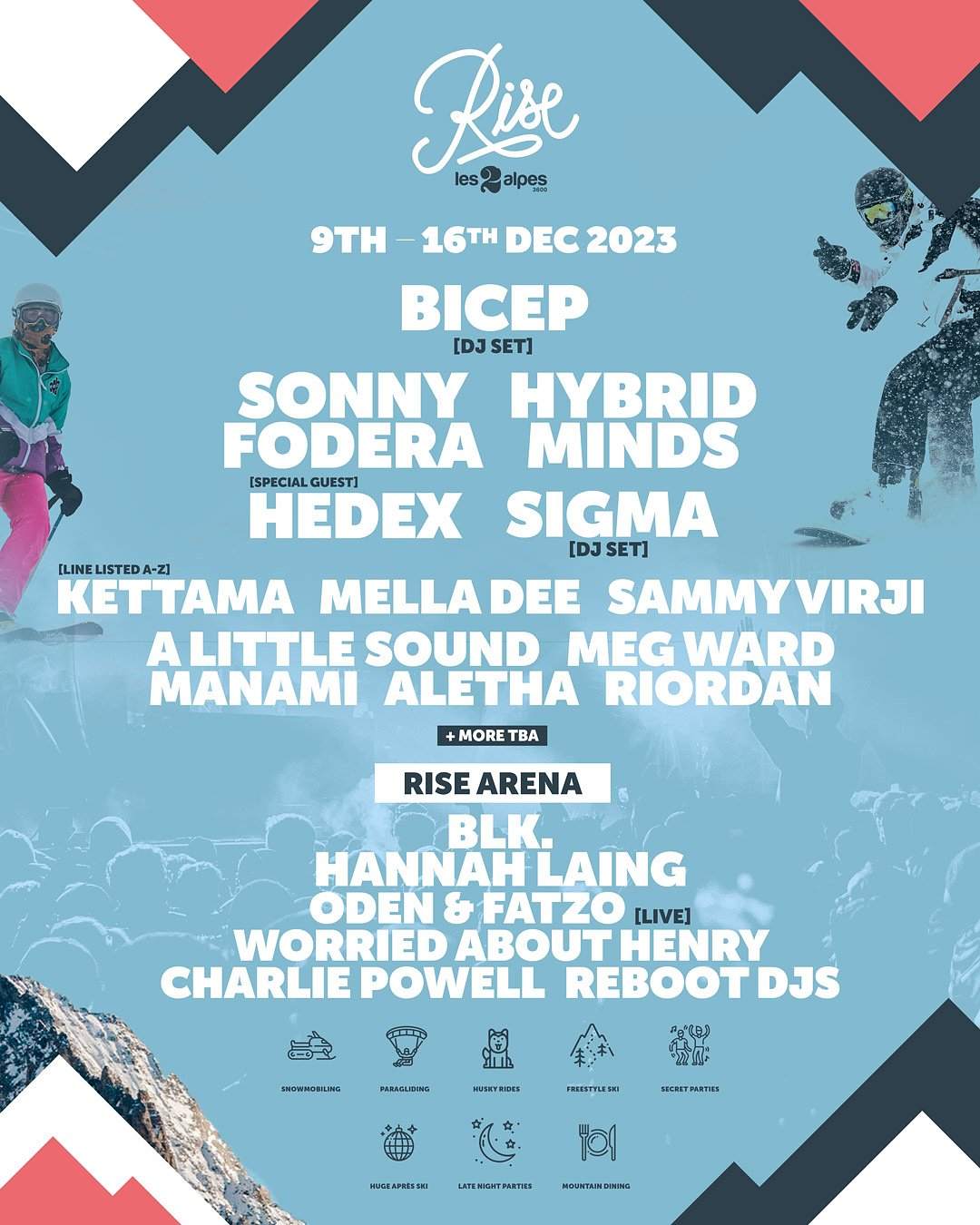 Rise Festival 2023 at Les Deux Alpes, South East