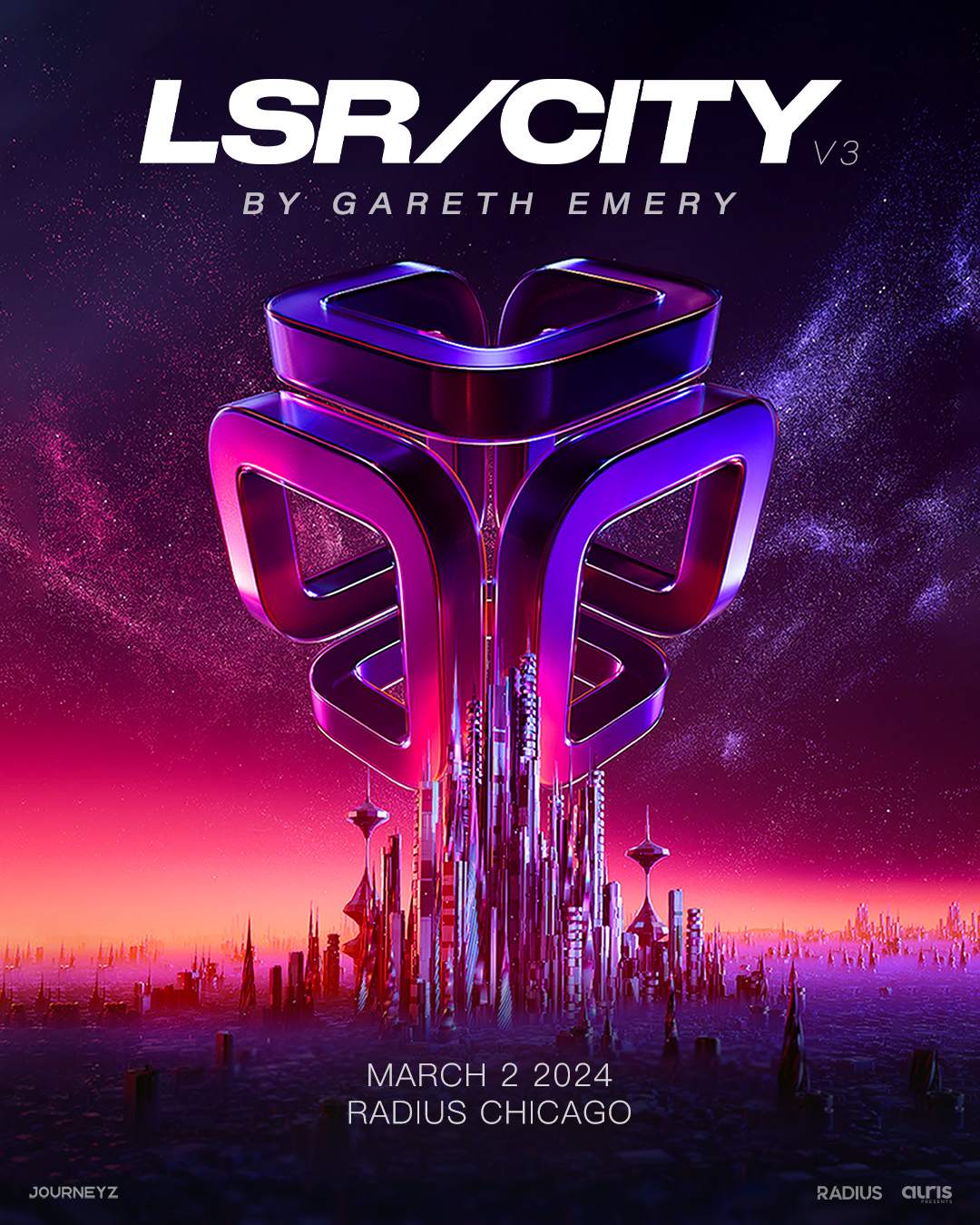 LSR/CITY V3 by Gareth Emery at Radius, Chicago