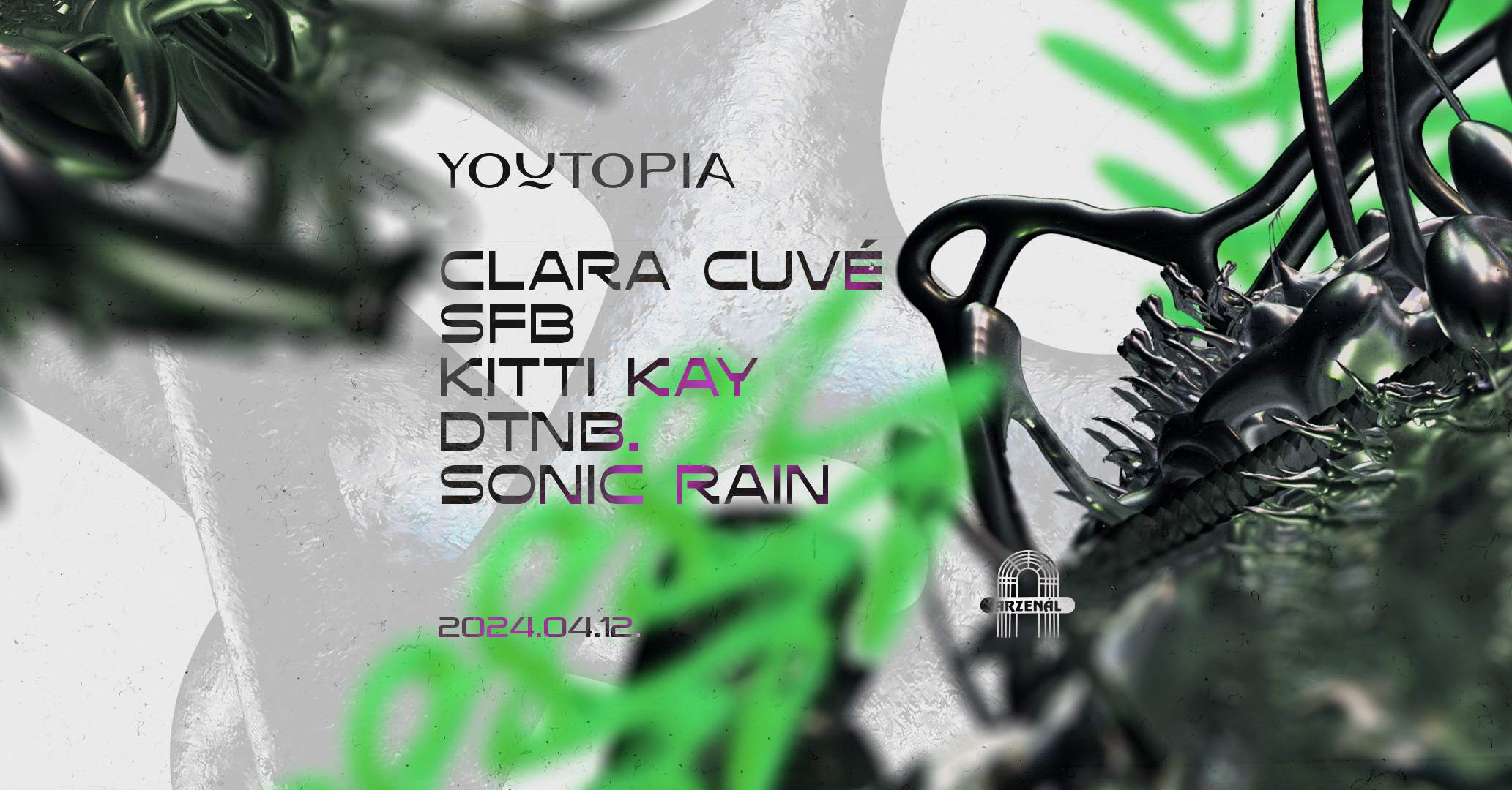 Youtopia invites ~ Clara Cuvé at Arzenal, Budapest