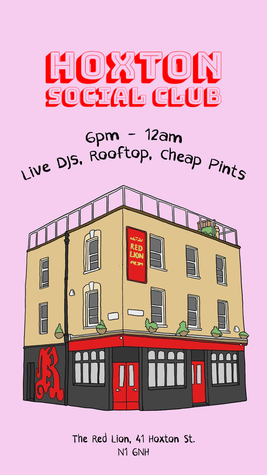 Hoxton Social Club at The Red Lion, London