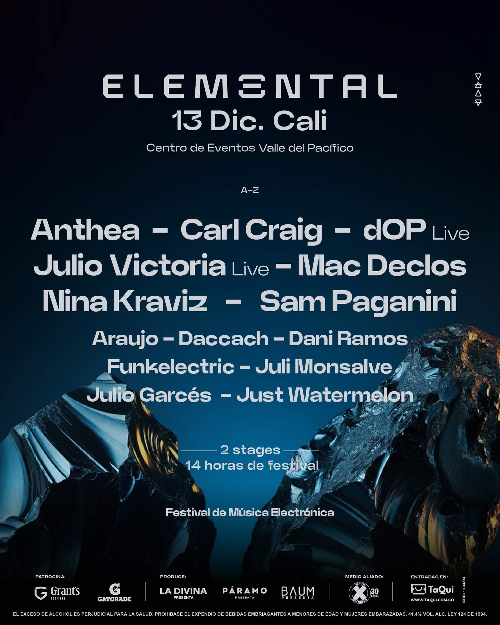 Elemental Fest 2024: Nina Kraviz, Sam Paganini, Carl Craig, dOP Live, Anthea, Mac Declos and en ...