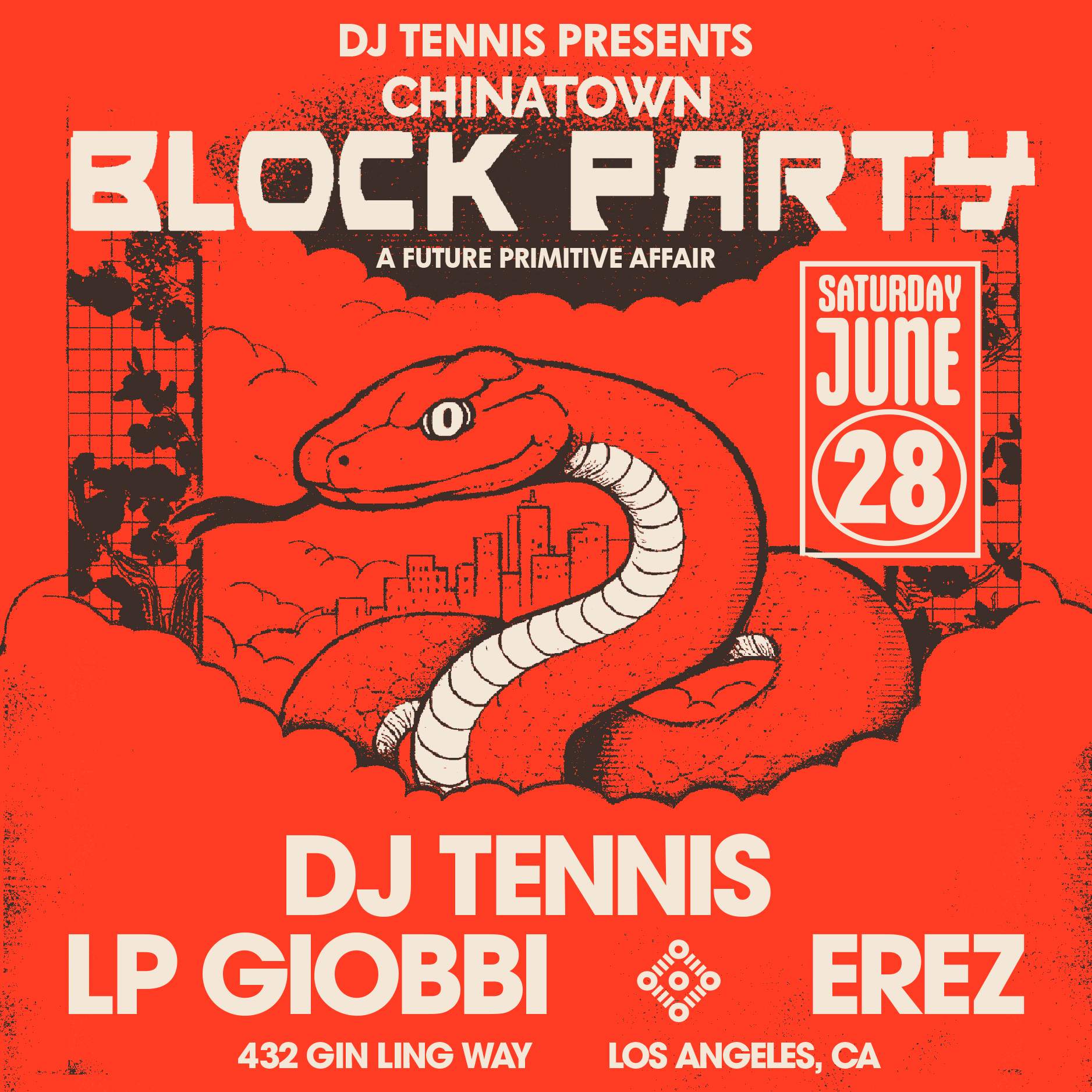 Chinatown Block Party with DJ Tennis and LP Giobbi at Gin Ling Way ...