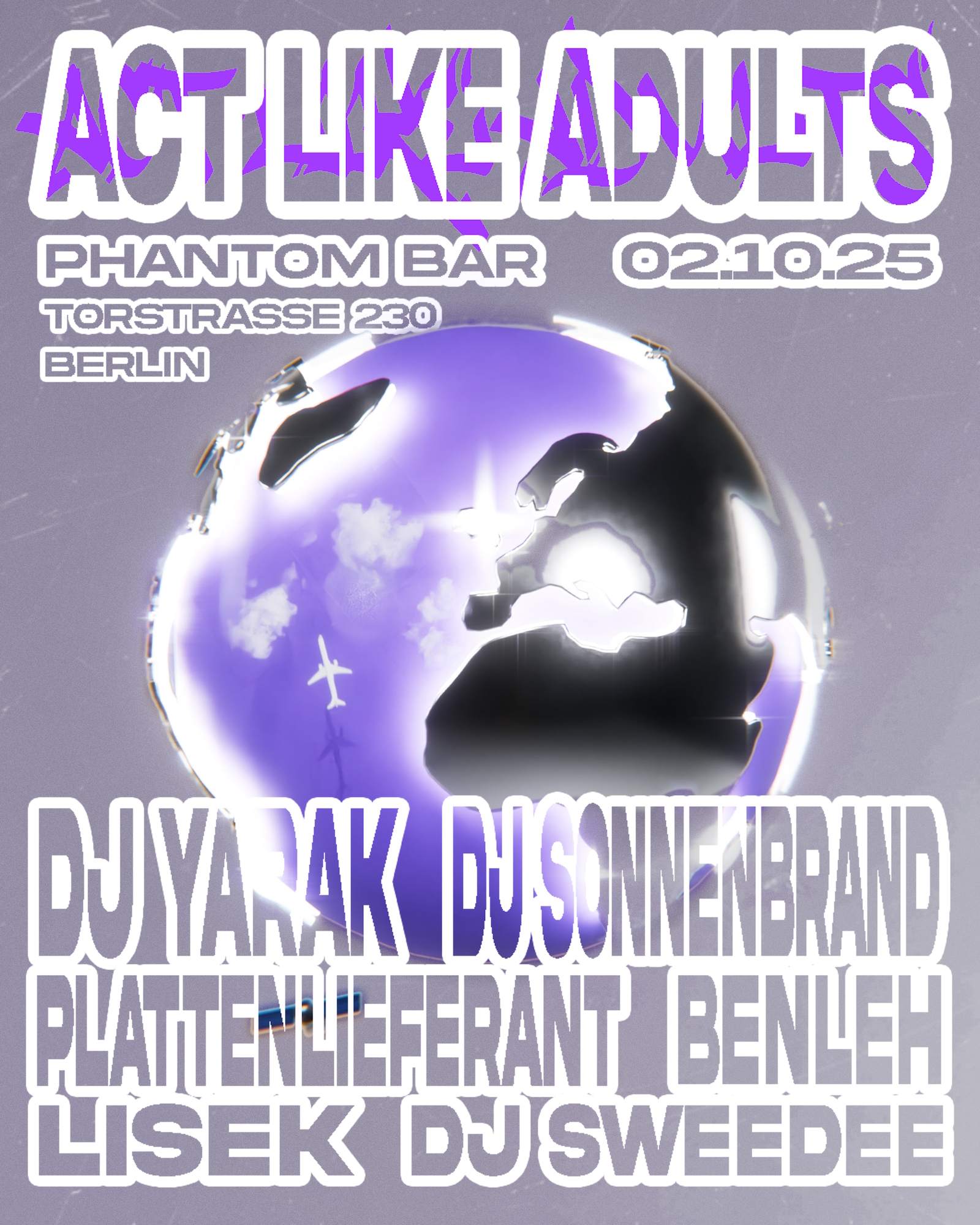 Act Like Adults w/ DJ YARAK, DJ Sonnenbrand & Plattenlieferant bei ...