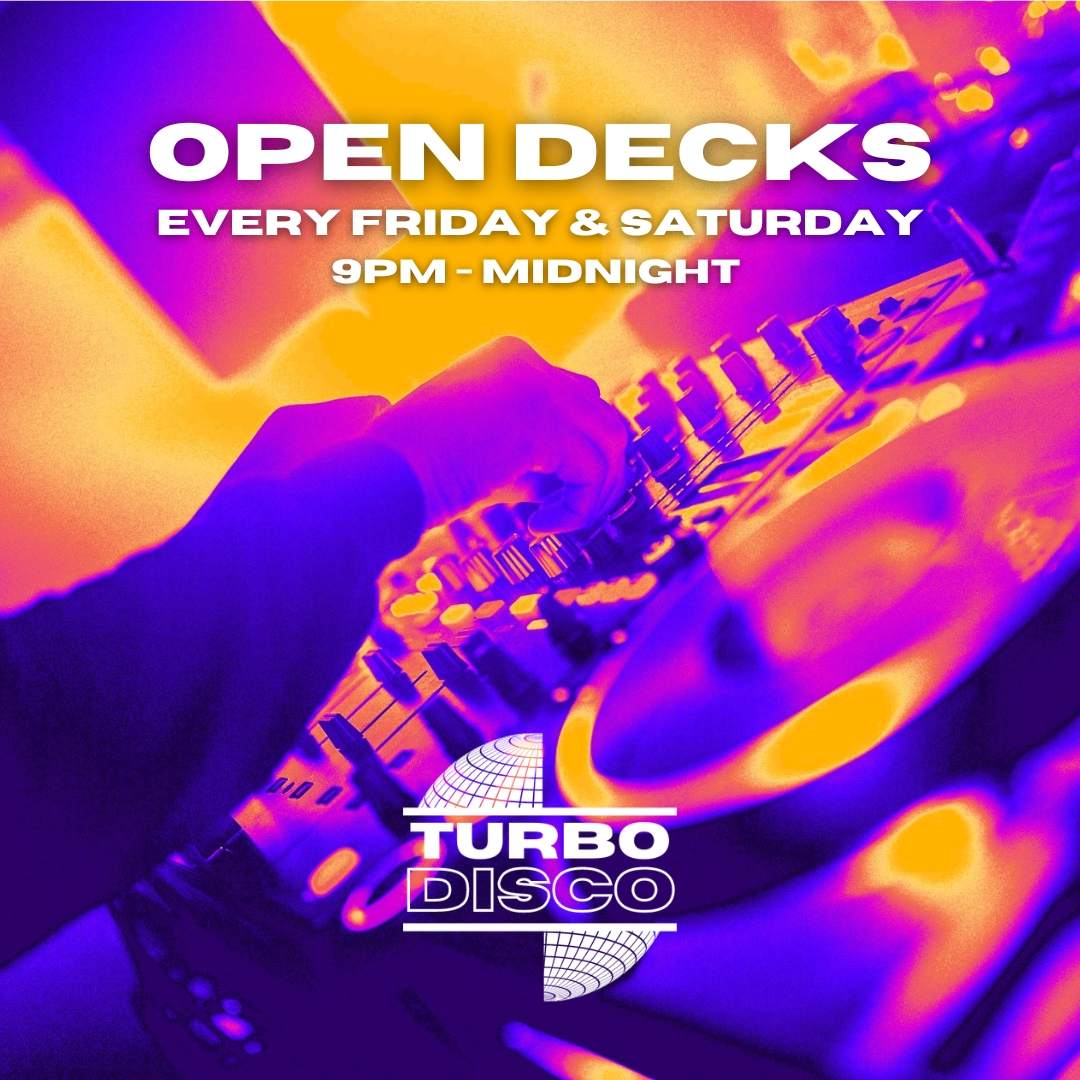 TURBO DISCO: Late Night Sounds // Free Entry // Local DJs + Open Decks ...